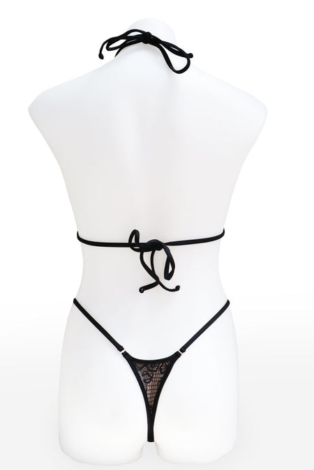 Black Lace Illusion – Tiny Triangles